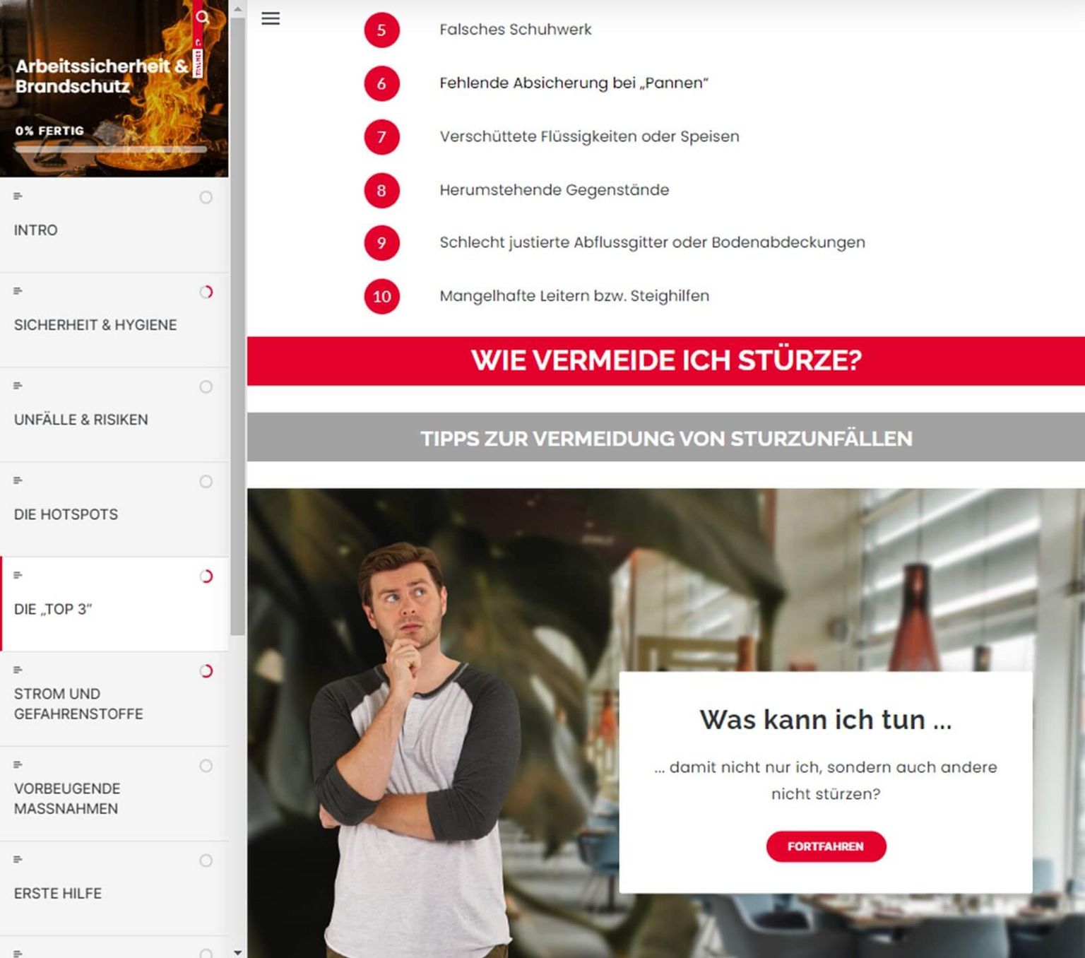 Arbeitssicherheit & Brandschutz | E-Learning (Online-Kurs) 👷🏼