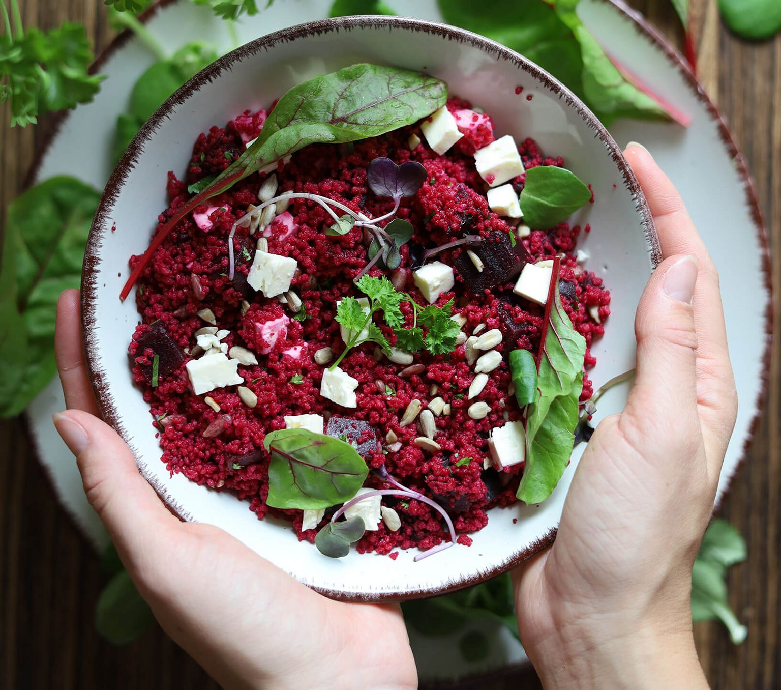 Salatbowl mit Rote-Rüben-Couscous | schnell & gesund 🥗