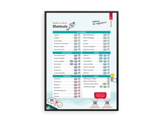 Poster mit Windows-Shortcuts für Schule/Klassenzimmer ⌨️