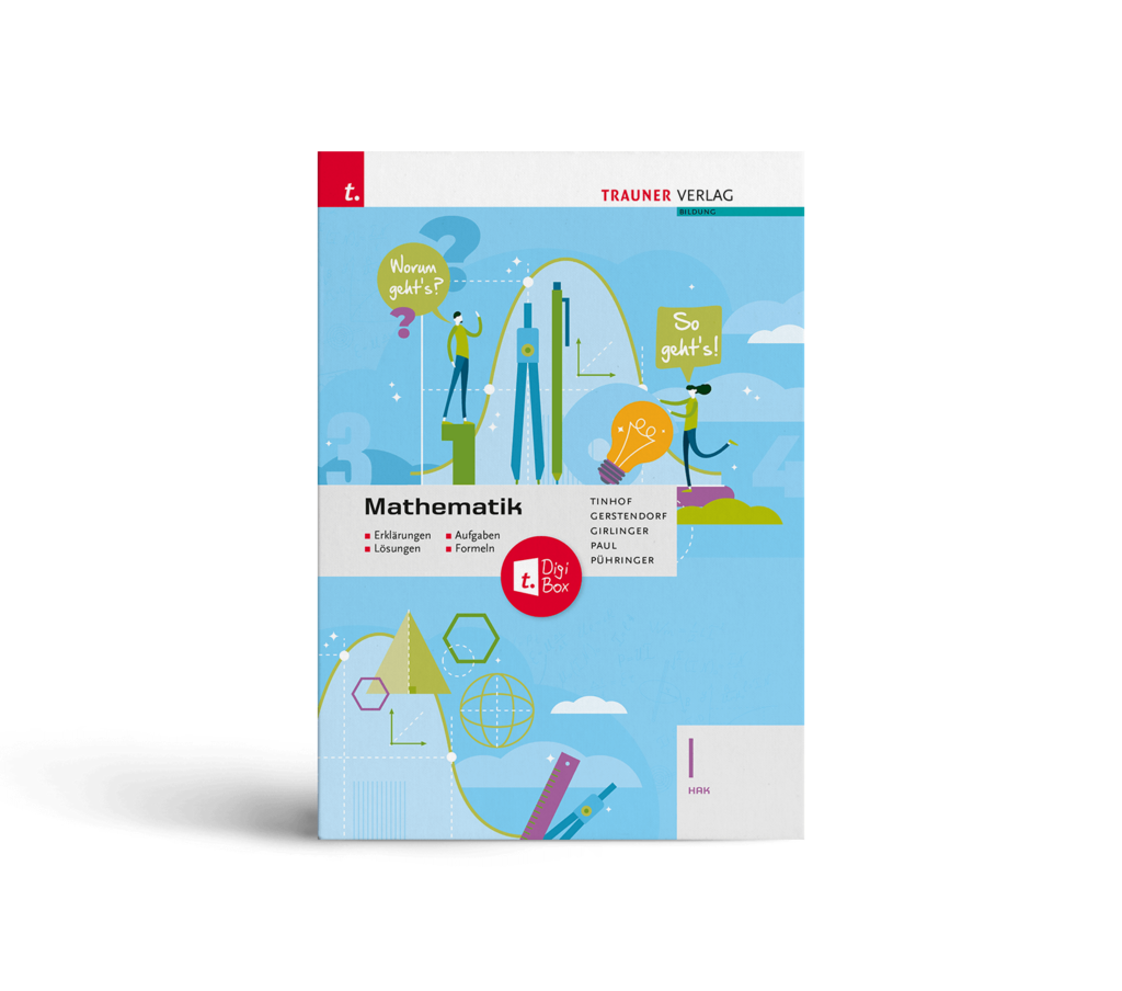 Mathematik II HAK: Erklärungen, Aufgaben, Lösungen, Formeln